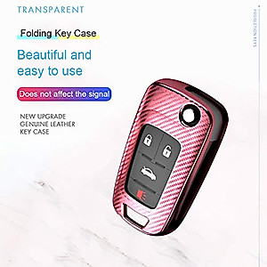 shunyang Key Case 4 Buttons TPU Flip Remote Key Fob Case Cover for Camaro Cruze Equinox Malibu SS Sonic Spark Volt Aveo Epica SAIL 3 Lacrosse Encore GL8 Regal Excelle
