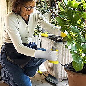 Garden Tools Set of 3 , Stainless Steel Gardening Kit, Upright Handle Garden Tool Set for Hand Joint Damage/Arthritis, Garden Tools Gifts