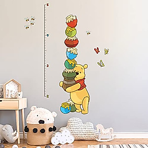 RoomMates RMK1501GC Winnie The Pooh Peel and Stick Inches Growth Chart