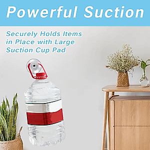 YAFIYGI 12 Pack Small Suction Cups 1 Inch Mini Suction Cup with M5 Screw Clear PVC Sucker Pads Extra Strong Suction Cup Glass Holder with Screw Nut for Bathroom Window Car Shade Rubber Included