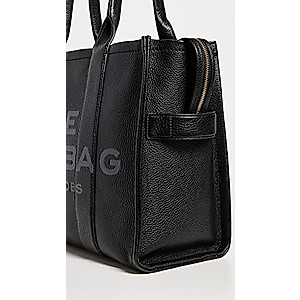 Marc Jacobs Women's The Leather Tote Bag, Black, One Size