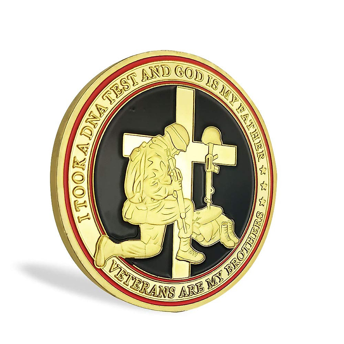 Military Veterans Creed Challenge Coin Thank You for Your Service