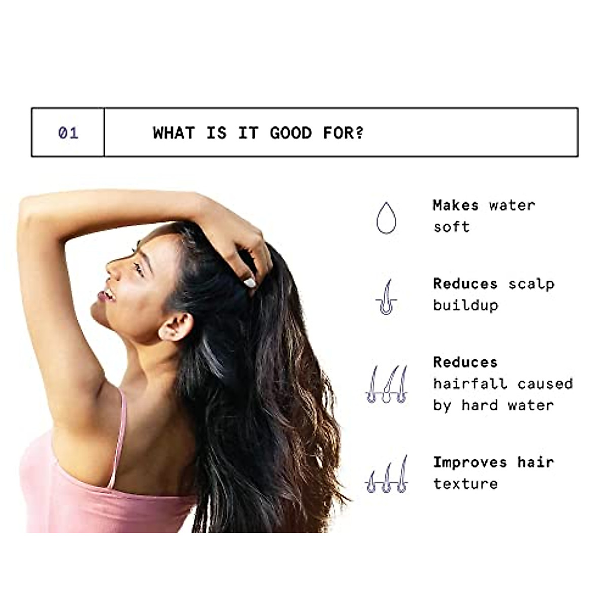 Metrol Be Bodywise Chelate Water Softener for Women 500ml | Hard Water Softening Solution for Healthier Hair | Helps to Balances pH