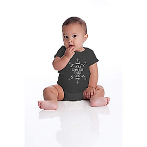 You Can Do This Dad - Funny Baby Essentials Bodysuit - Cute Baby Girl Clothes Newborn Boy Outfit (Newborn, Black)