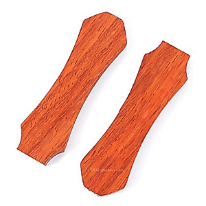 EZSMITH Double Skinner Knife Kit - DIY Fixed Blade Knife Making Series - (Blade Blank & Pinstock w/Padauk Handle Scales) - (USA Design) - (Gift Boxed) - (by KnifeKits)