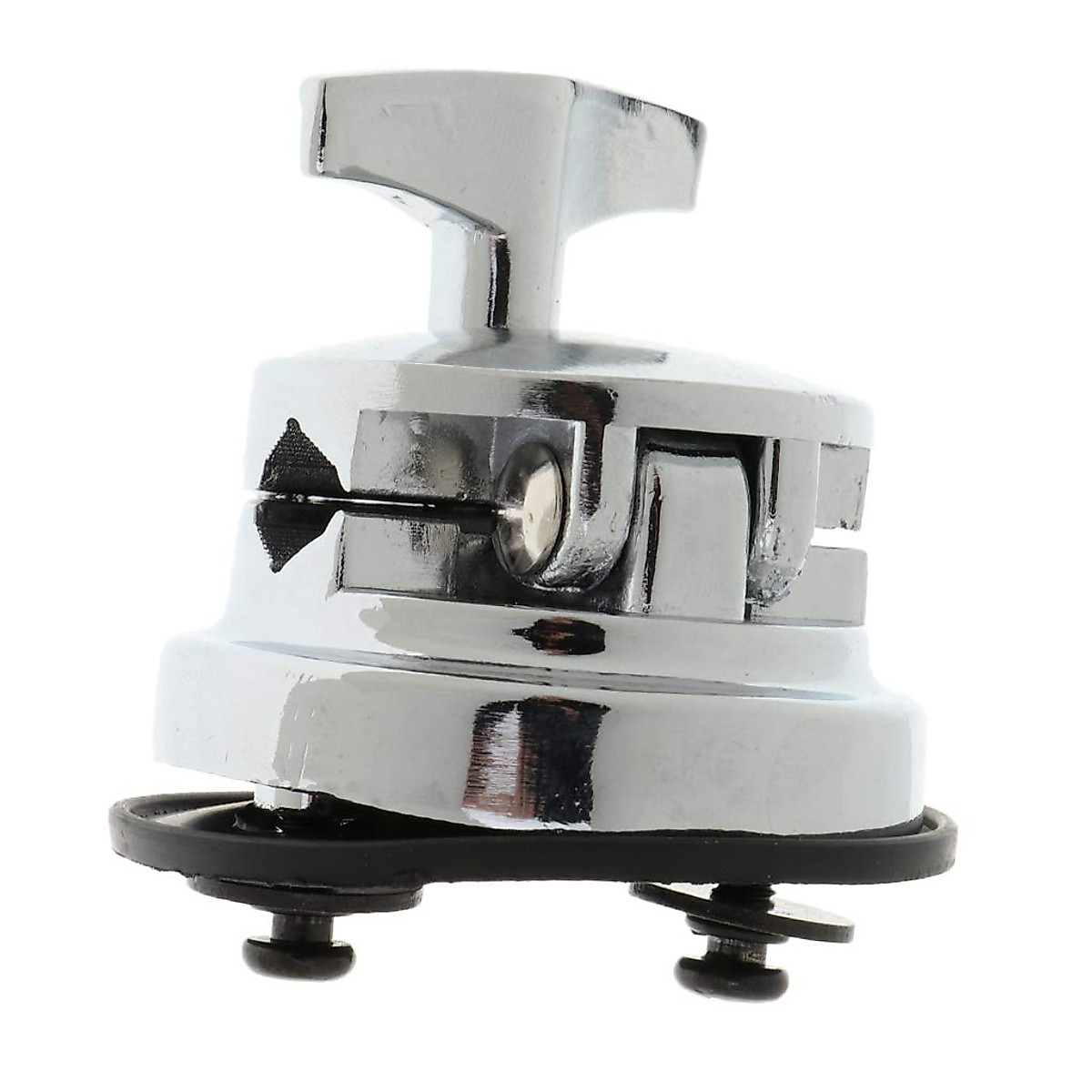 Baosity 3 Pcs Drum Holder Base Plate Rack Clamp Tom Drum Mount Bracket for Tom Drum Musical Instrument Accessory