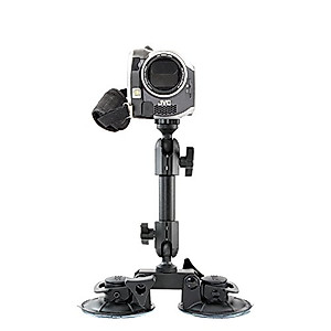 Delkin Devices Fat Gecko Dual Suction Camera Mount (DDMOUNT-SUCTION), black