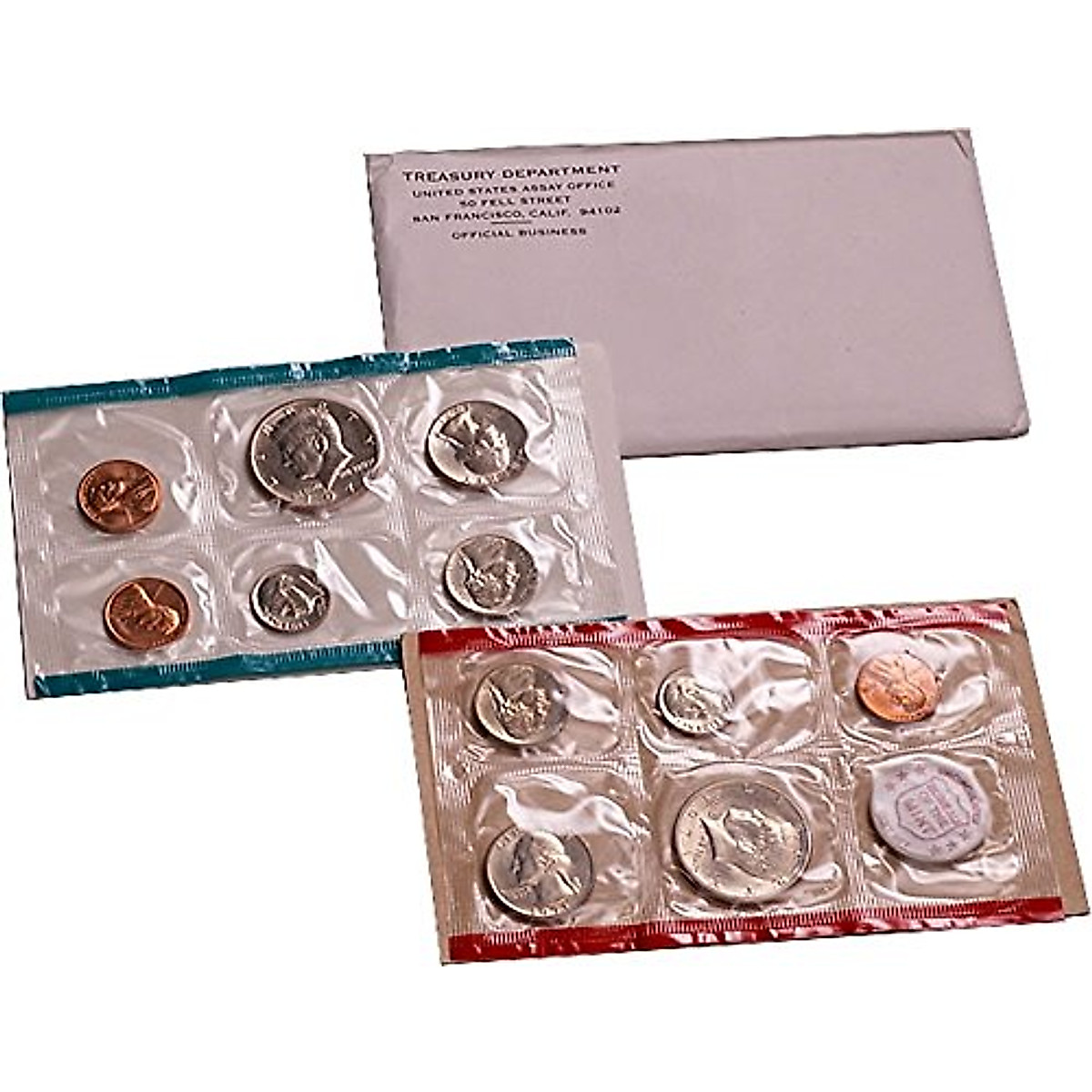 1971 U.S. Mint - 11 Coin Uncirculated Set with Original Governmetn Packaging Set Uncirculated