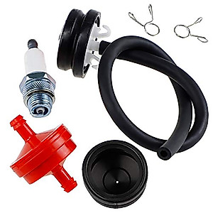 HUZTL 120-440 Primer Bulb with 44-2750 298090-s Primer Bulb Fuel Filter Primer Line for Toro fit Lawn-Mower and Snow-Blower HSK635 Carburetor 66-7460