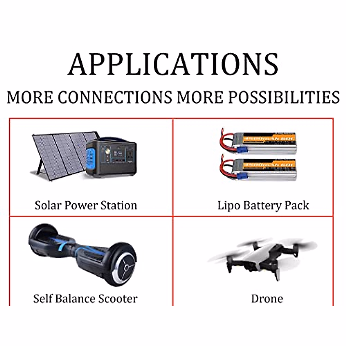 HCFeng10AWG SAE to M-C-4 Adapter Cable with SAE Polarity Reverse Adapter Conector,Solar Panel to SAE Adapter Cable SAE PV Extension Cable to Solar Panels for RV Panel Solar (55CM/1.8FT)