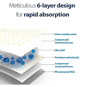 Ruord ScratchMe Super-Absorbent Waterproof Dog and Puppy Pet Training Pad, Housebreaking Pet Pad, 25-Count Large-Size,