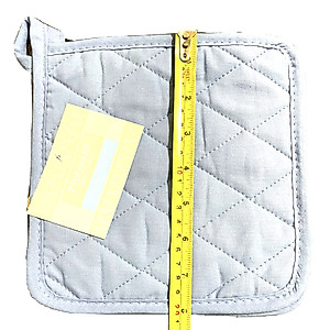 Jalpa 100% Cotton Pot Holder, Hot pad Set of 6 Total 12 Count Big Size Color Pot Holder Variety Pack Kitchen Cooking Chef Linens Classic Farmhouse Kitchen Set(12 PCS)