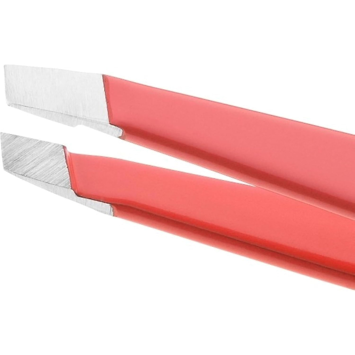 Tweezerman Fashion Color Slant Tweezer, Geranium, 1 Count