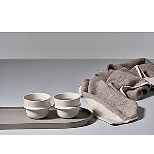 ZONE DENMARK, SINGLES Oval Tray, Metal, Modern Design, Black, 1 Count