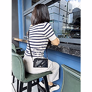 DQL Lightweight Fabric Phone Purse Crossbody for Women, Phone Carrier for Women, Cell Phone Purse Minimalist, Shoulder Phone Holder