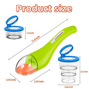 Bug Catcher with Magnifying Insect Bug Box, Bug Catching Kit Tool for Kids & Adults, Bug Collection Kit Contactless Quick Release Bug Grabber Trap for Spider Insect Catcher for Nature Explore(Green)