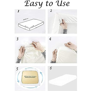 Fitted Sheet Full Size - Premium 1800 Microfiber - Ultra-Soft - Deep Pocket Sheets - Durable and Long Lasting - Full Fitted Sheet Only (Full, Light Grey)