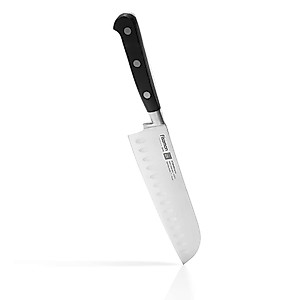 FISSMAN Santoku Knife 7 inch KITAKAMI Series Knives (X50CrMoV15 steel) - Stainless Steel Multipurpose Knife Ergonomic Non-Slip Handle
