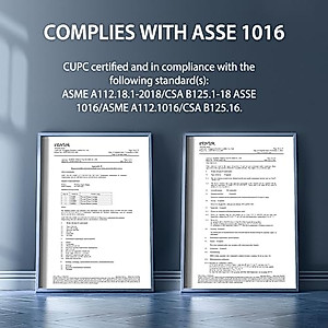 Esnbia Tub Shower Faucet Set (Valve Included) with 6-Inch Rain Shower Head and Tub Spout, Single-Handle Tub and Shower Trim Kit, Matte Black