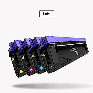 4 Colors Compatible Toner Cartridges Print Cartridges M C250 P C300 P C301 C250H C300W High Capacity 6900 Pages for Black & 6300 Pages for CMY TOPRINT for Ricoh M C250FW, M C250FWB, P C300W, P C301W