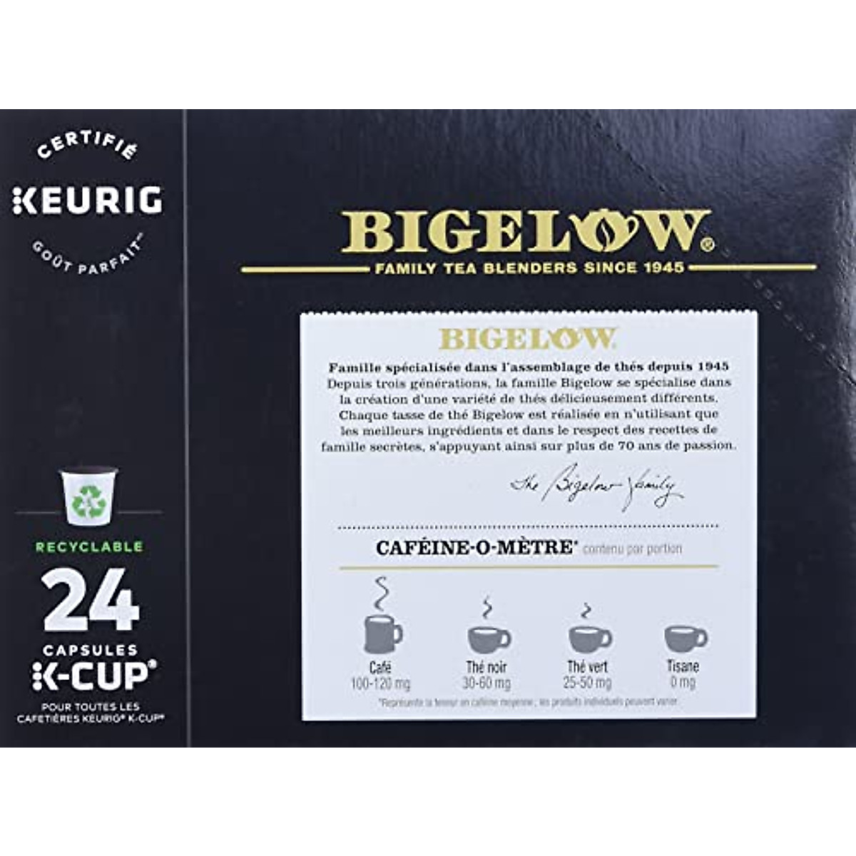 Bigelow Earl Grey Tea, 24-Count K-Cup Portion Pack for Keurig Brewers