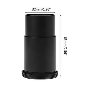 BELOWSYALER 1.25Inch Metal Collimating Cheshire Eyepiece Without La-ser for Newtonian Reflector Telescope Short Version Portable