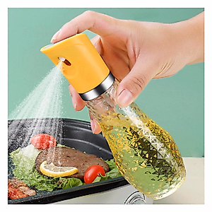 FBITE Multipurpose Sprayer - Olive Sprayer - 260ml Glass Sprayer Bottle Olive Oil Mister Spray Bottle for Cooking for Salads, Barbecues, Kitchen Baking,Salad,BBQ