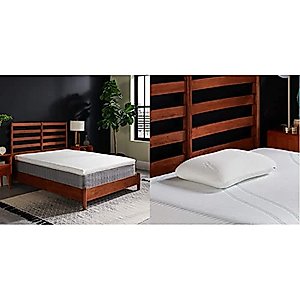 Tempur-Pedic TEMPUR-Adapt + Cooling 3-Inch King Mattress Topper Medium Luxury Premium Foam, Washable Cover, Medium Cooling Topper,White & Symphony Pillow Luxury Soft Feel, Standard, White