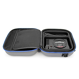 CASEMATIX Travel Case Compatible with Sega Genesis Mini and Select Accessories - Includes Shoulder Strap and Case Only