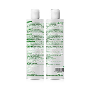 Organic Harvest Everyday Shampoo: Coffee & Walnuts | For Dry & Frizzy Hair | Anti-hairfall Shampoo For Men & Women | 100% American Certified Organic | Sulphate and Paraben-free - 250ml
