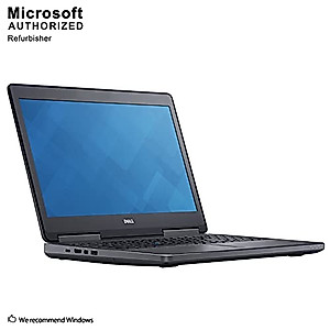 Dell Precision 7510 15.6in Laptop, Core i7-6820HQ 2.7GHz, 16GB Ram, 512GB SSD, Windows 10 Pro 64bit, Webcam (Renewed)