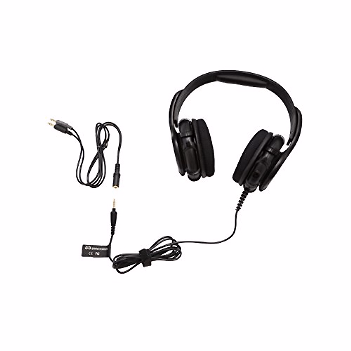 IO CREST GamesterGear PC PS4 Xbox One Stereo Over-Ear Gaming Headset, Online Chat, Headphone with Detachable Micophone - iPad Mobile Tablet Mac