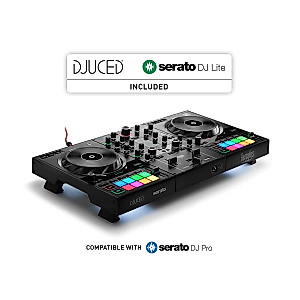 Hercules DJControl Inpulse 500: 2-deck USB DJ controller for Serato DJ and DJUCED (included)