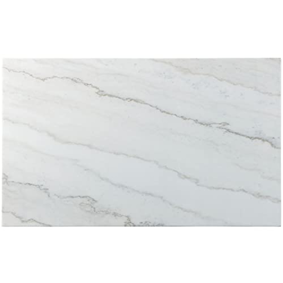 Hanover 7-Piece Linen Side Top and Wood Capri Modern w/White Marble Tabletop, Black Trestle Style Base, and 6 Comfortable Upholstered Foam Room Chairs, Farmhouse Dining Table Set, Natural, Gray