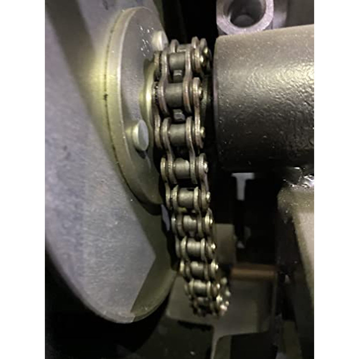 QYMOTO KT196 O-Ring Chain Go Kart Chain 420 RO-32 Link, Sealed Roller Chain for Coleman Powersports 196cc Go Kart Parts