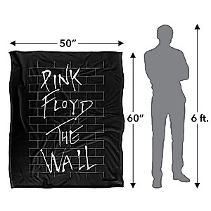 Pink Floyd Blanket, 50"x60", Roger Waters The Wall Cover, Silky Touch Super Soft Throw