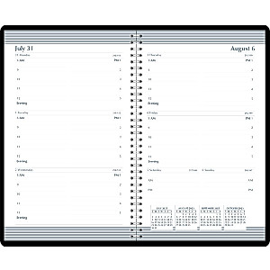 House of Doolittle 2023-2024 Weekly Planner, Academic, Black, 5 x 8 Inches, July - July (HOD27702-24)