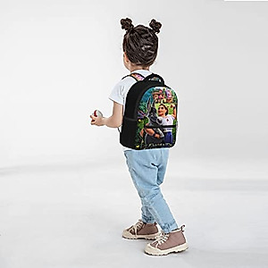 Backpack Encanto Anime Cartoon Backpack 12 Inch Small Bookbags Casual Travel Sandwich Multipurpose Daypack Backpacks For Youth Bags, Black