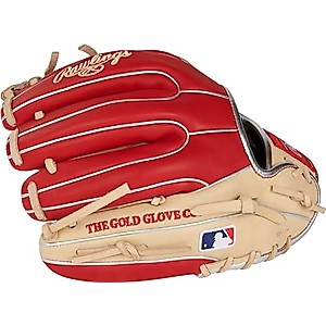 Rawlings | HEART OF THE HIDE R2G Baseball Glove | Right Hand Throw | 11.5" - Pro I-Web | Camel/Scarlet