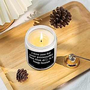 Funny Naughty Gifts for Women, Valentines Day,Anniversary, I Love You, Birthday Gifts for Women, Wife, fiancée, Girlfriend, Couple - Scented Candles Gifts