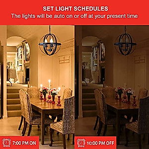 Sengled Smart Light Bulbs, WiFi Candelabra Led Light Bulbs, Smart Edison Vintage Light Bulb, E12 Smart Bulbs That Work with Alexa＆Google, Filament Bulb 40 Watt Equivalent, B11, No Hub Request