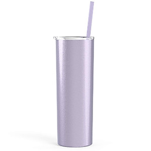 Maars Skinny Steel Stainless Steel Tumbler, 20 oz | Double Wall Vacuum Insulated (Lilac)