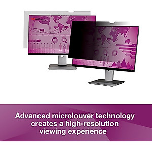 3M High Clarity Privacy Filter for 24.0" Widescreen Monitor (16:10) (HC240W1B)