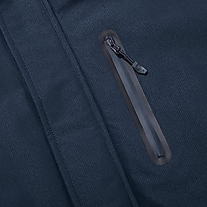 CAMEL CROWN Men's Mountain Waterproof Ski Jackets Warm Winter Snow Coat with Detachable Hood Windproof Rain Jacket