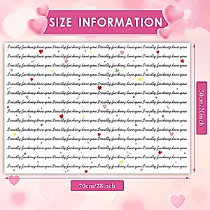 Junkin 10 Sheets Funny Wrapping Paper Adult Rude Wrapping Paper Gift Wrap Suitable for Girlfriend or Boyfriend Adult Wrapping Paper for Birthday