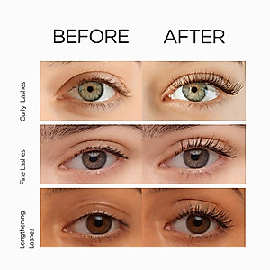 Lord & Berry Back in Black Liquid Lightweight Lash Mascara Black for Volume and Length, Long Lasting Moisture, Great For Short Lashes Eye Makeup, Cruelty Free, 0.6 oz, Deep Black