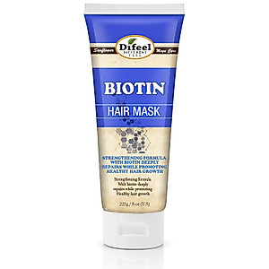 Difeel Biotin Hair Mask 8 oz. - Deep Conditioning Mask Hair Treatment for Hair Growth, Hair Mask for Hair Loss