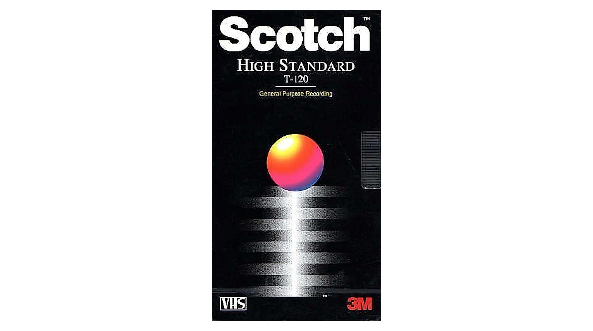 Scotch T-120 Blank VHS Tape | High-Quality Recording Media
