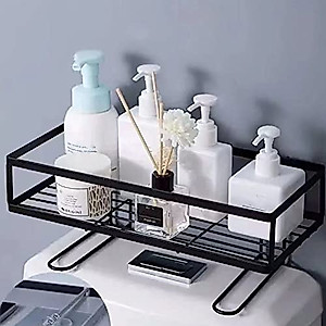 jomgeroz Toilet Shelf Storage Rack Multifunction Organization Bracket Accessory for Toilet Organize Support Holder Toilet Shelf