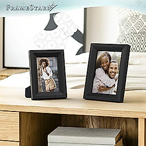 FrameStarr 4x6 Glass (Crystal Clear, 2 Pack), Picture Frame Replacement Glass for 4 x 6 Picture Frames, Real Glass Cover Sheets